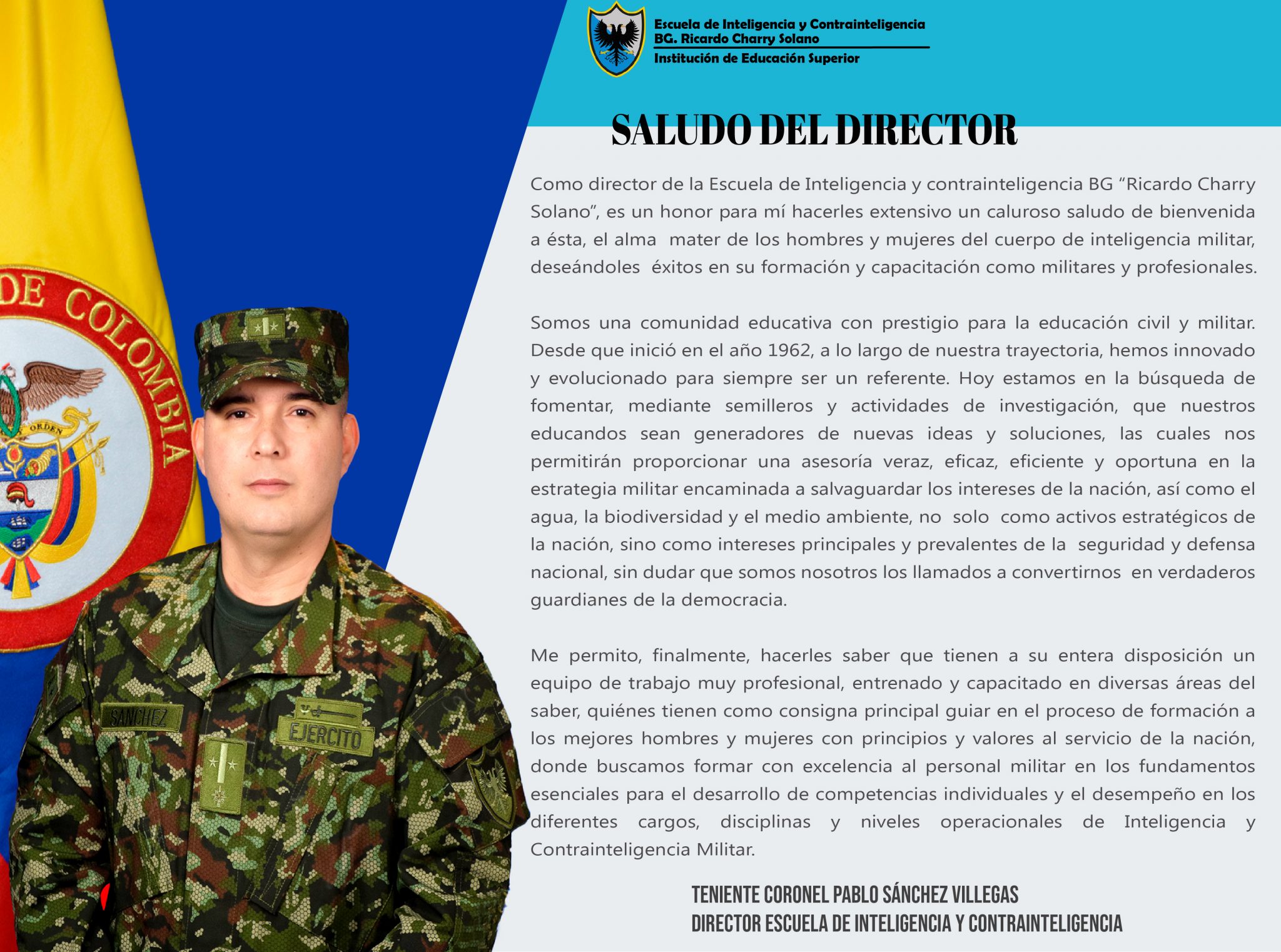 Escuela de Inteligencia y Contrainteligencia BG Ricardo Charry Solano